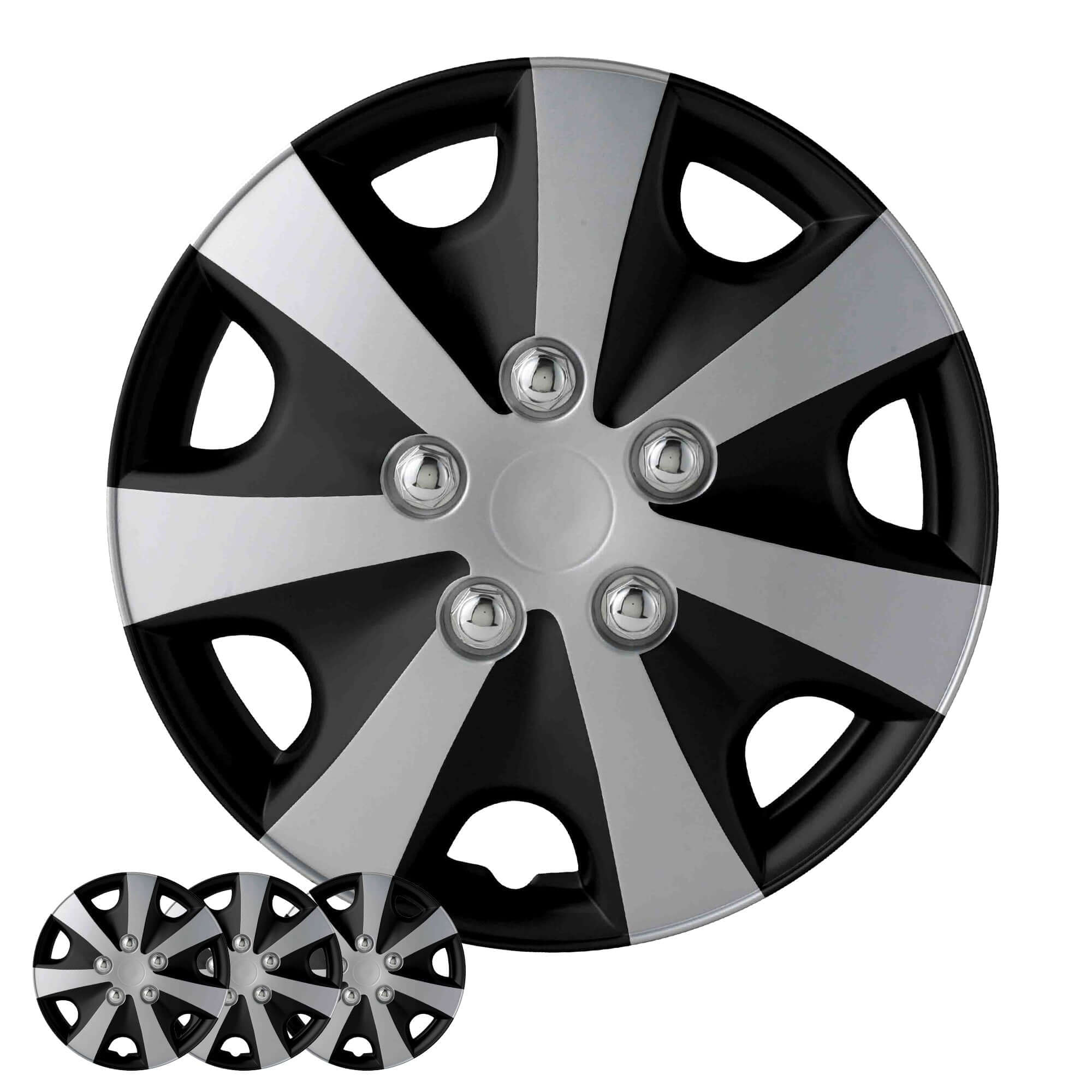 Wheel Cover Kit SG-5051 | Set of 4 Hubcaps with Snap-On Rings – Shirry ...